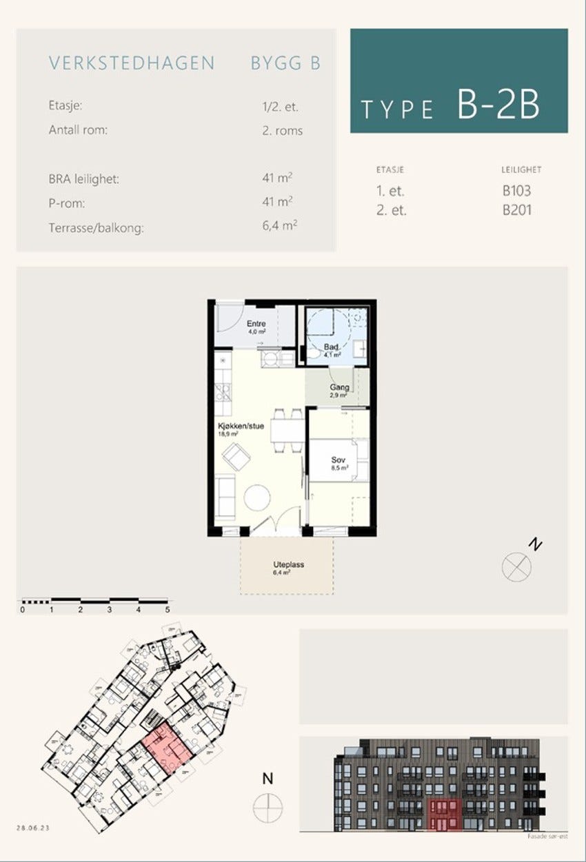 Sentralt beliggende 2-roms i Sørumsand sentrum - Markterrasse ...