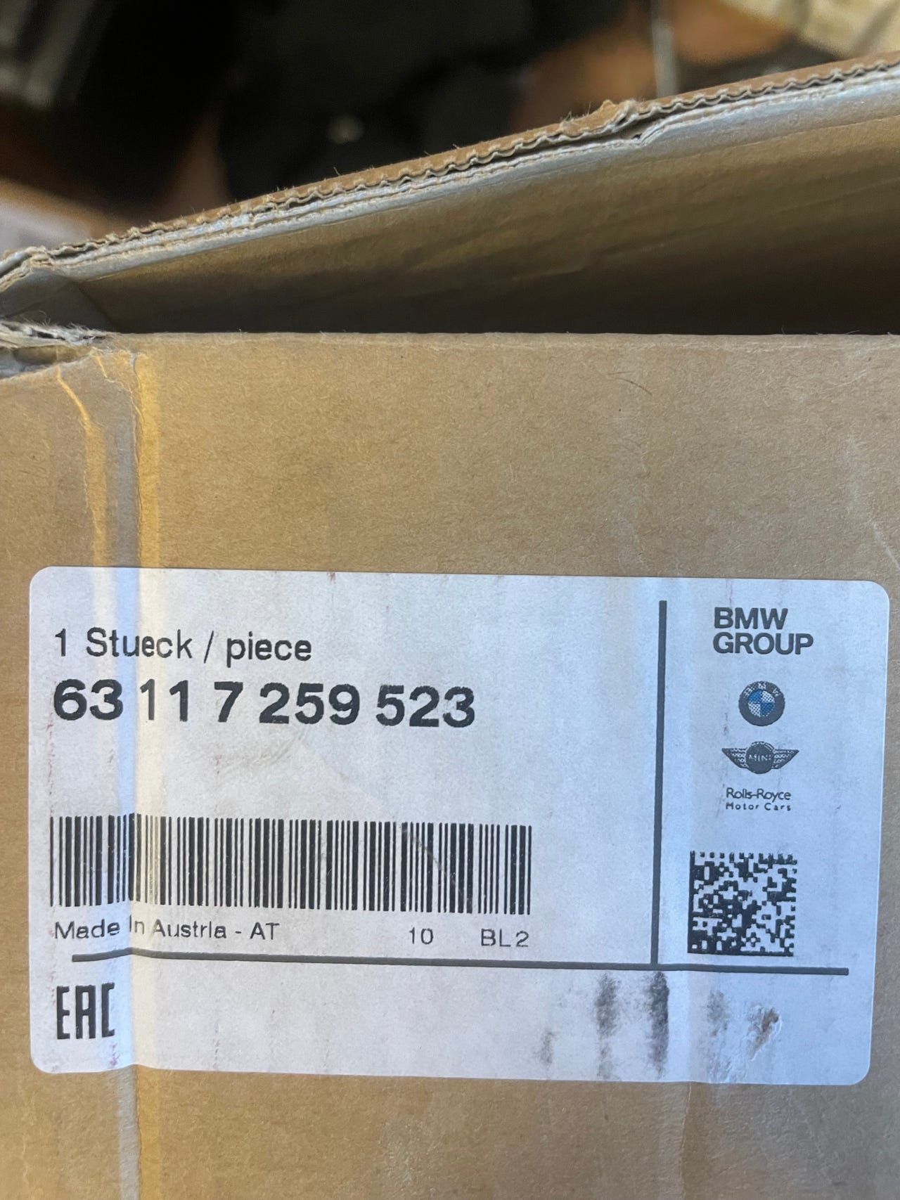 NY Venstre hovedlampe BMW F30 /F31 63117259523 | FINN-torget