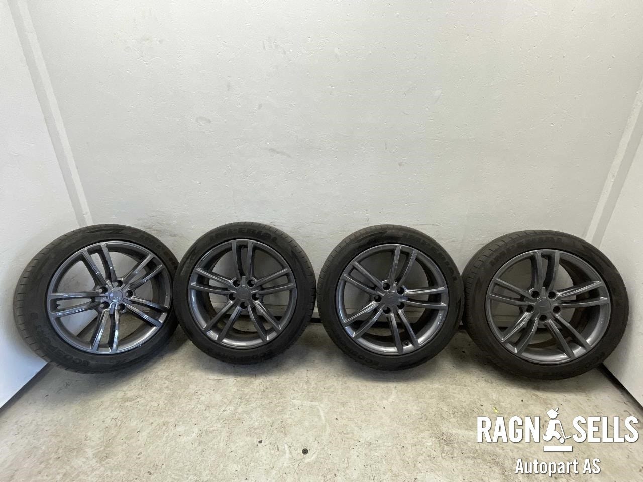 HJULSETT SOMMER ALUMINIUM 19", Tesla Model S, 2013-16 Modell, Bilnr ...