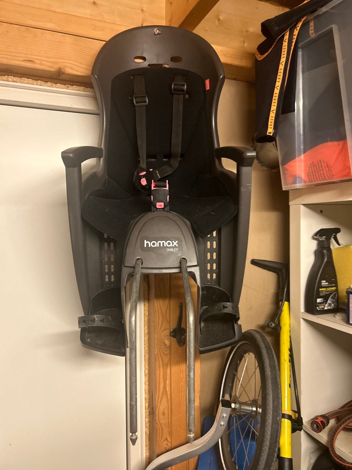 Hamax Smiley sykkelsete inkludert feste | FINN torget