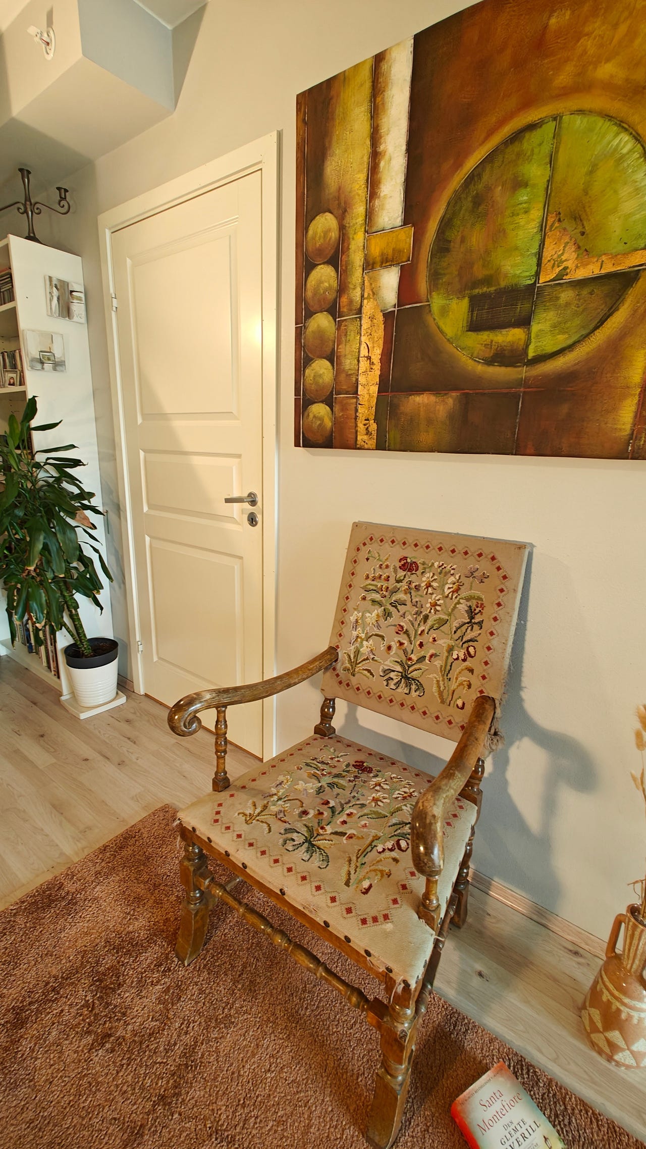 VELDIG FIN ANTIKK STOL OVER 100 ÅR GAMMEL ( Gratis levering i Oslo ...