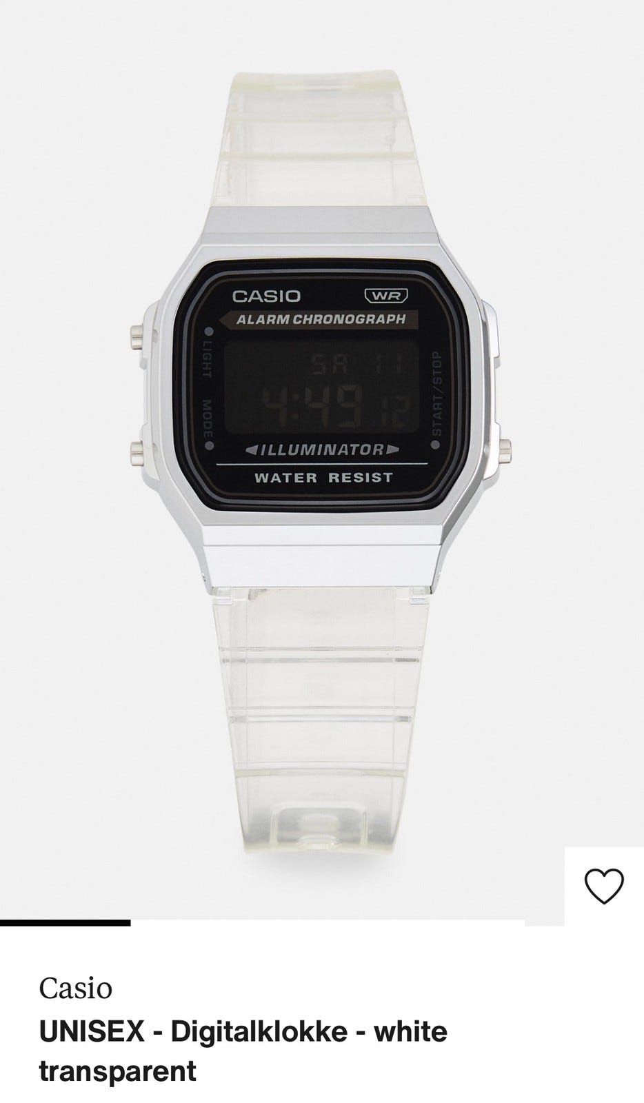 Casio med transparent rem | FINN torget