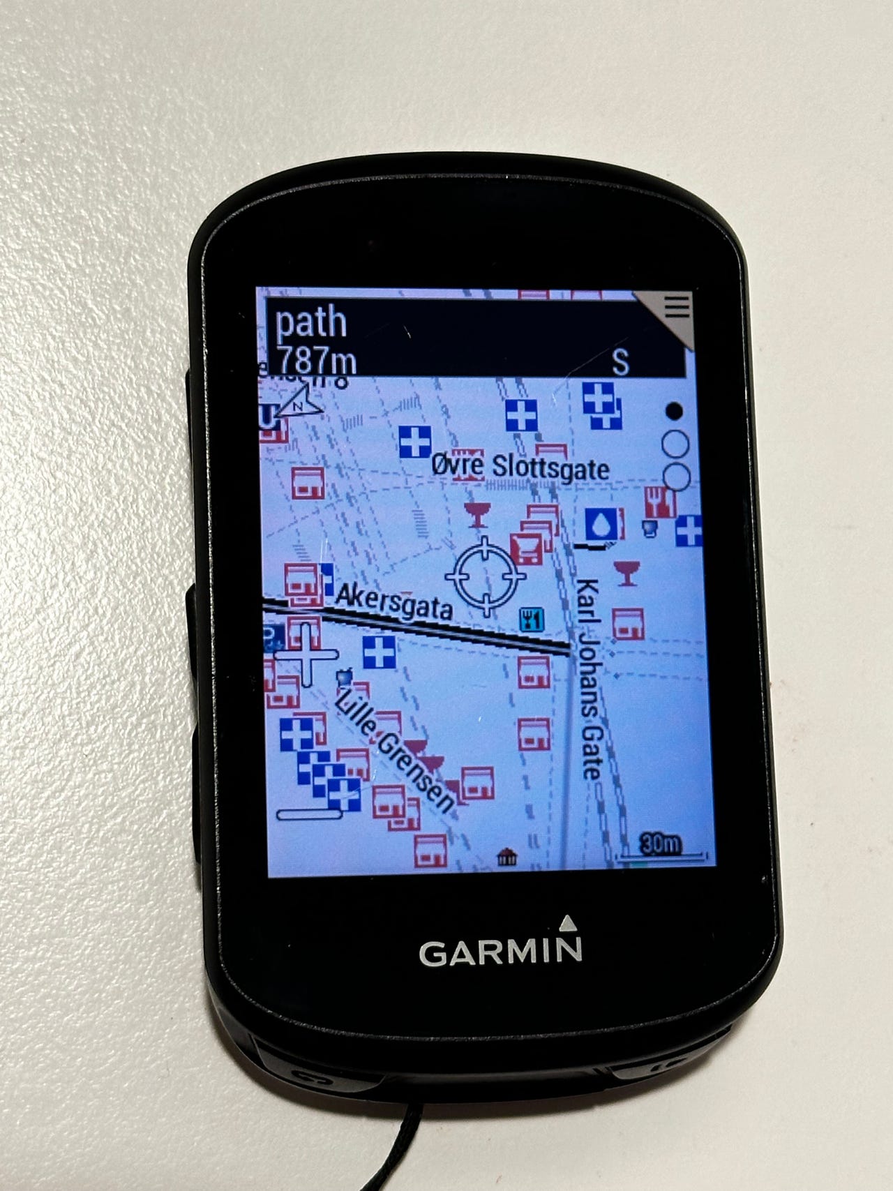 Garmin Edge 530 with ahead mount and updated Oslo region maps | FINN torget