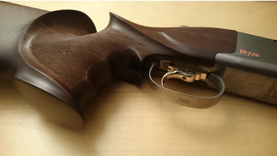 Browning B725 grepskolbe + fortre | FINN-torget
