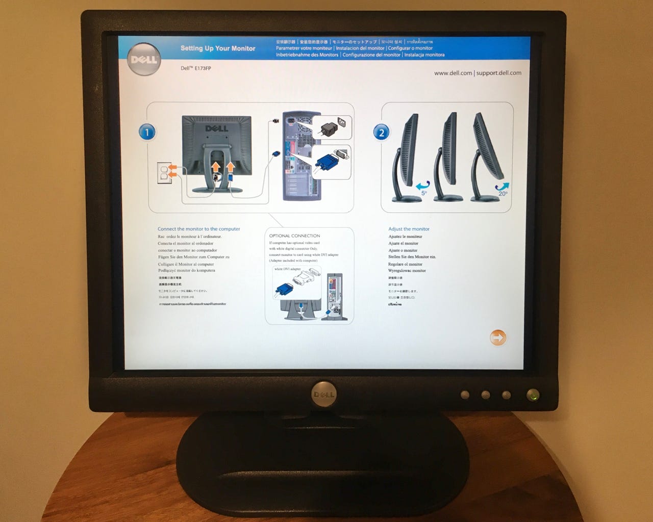 Retro Dell E173FP, 17", 1280X1024, VGA | FINN-torget