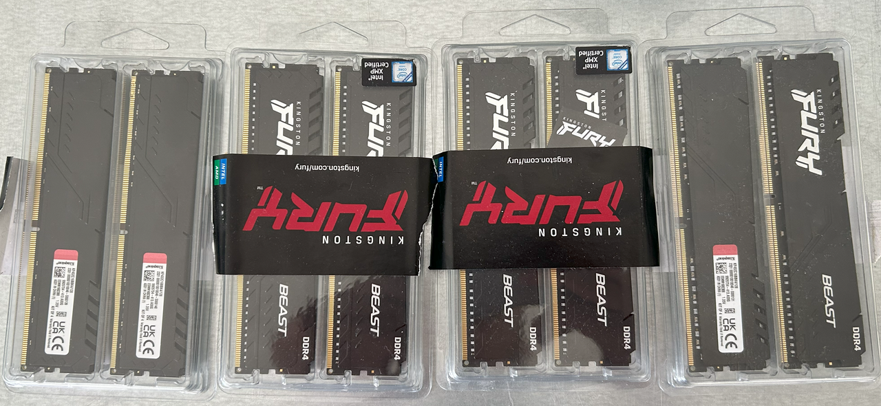 Kingston FURY Beast DDR4 3200MHz 128GB X 2 ram/minne | FINN torget