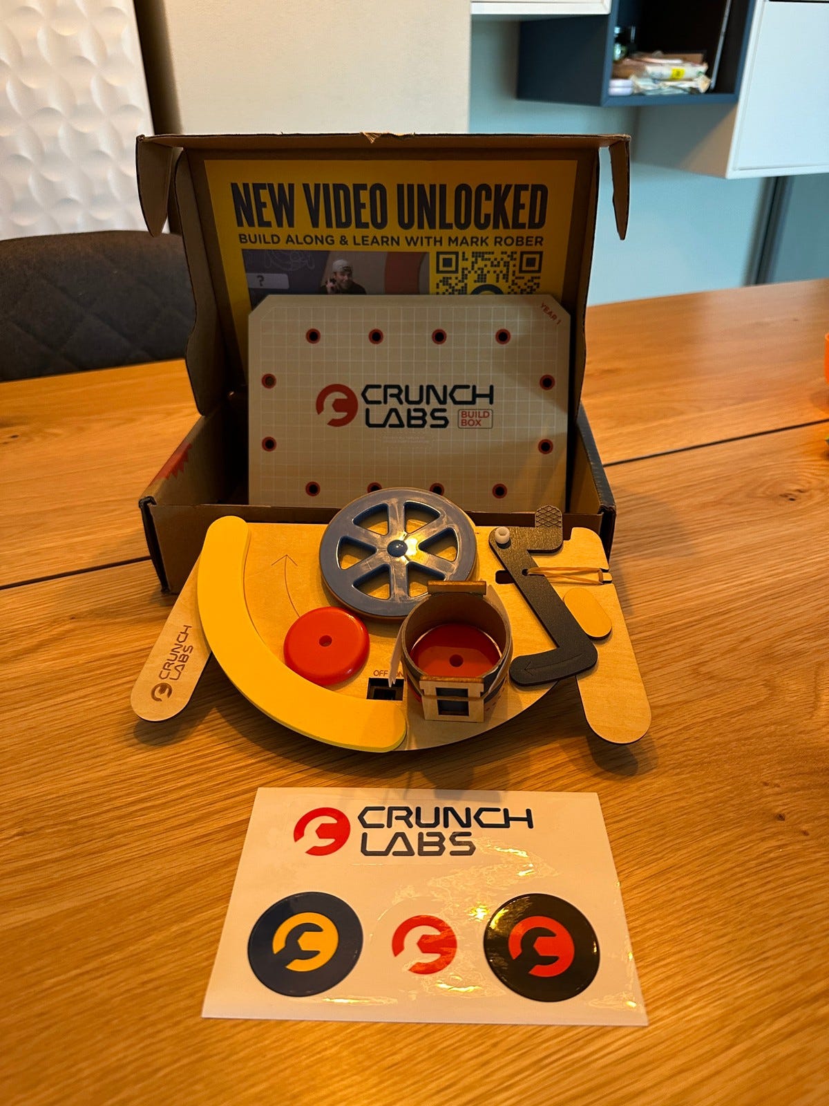 Crunch labs Mark Rober disc launcher leke byggesett barn CrunchLabs ...