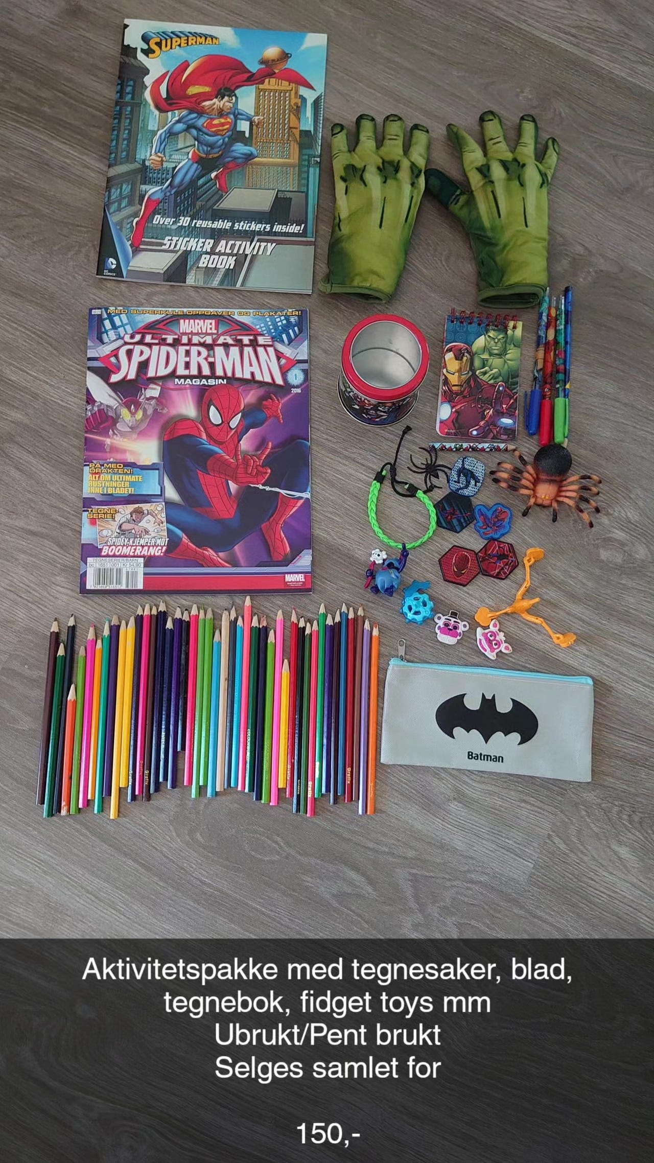 Masse aktivitetspakker selges 😊 Leker, tegnesaker, aktivitetsbøker mm ...