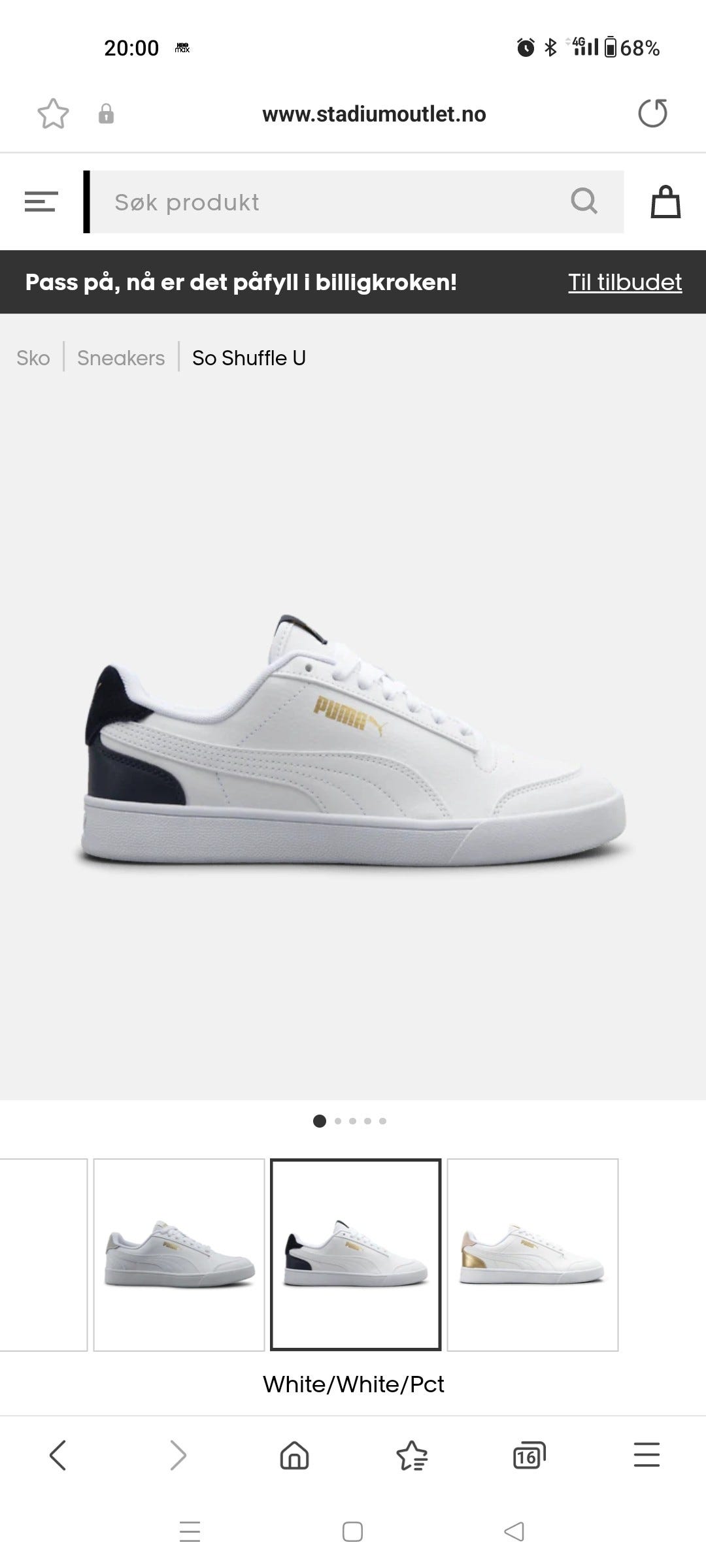 Helt nye Puma sko str 40 selges | FINN torget