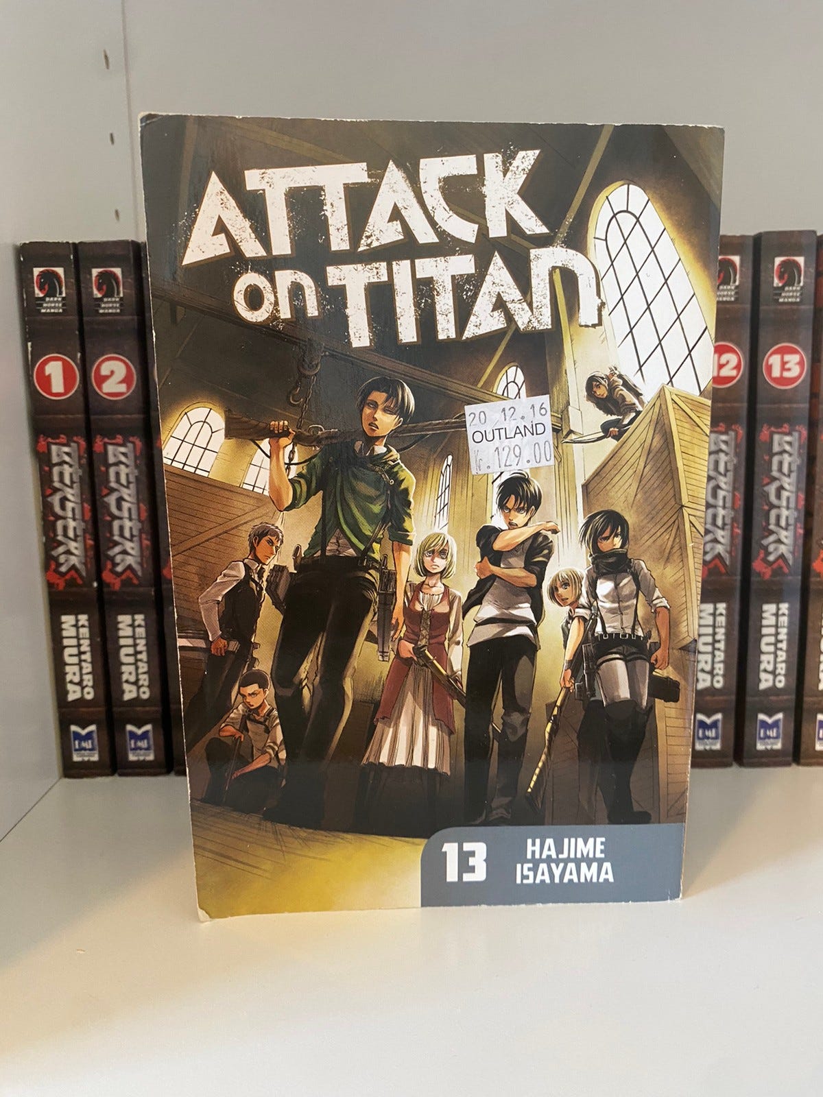 Attack On Titan Manga Cover 13