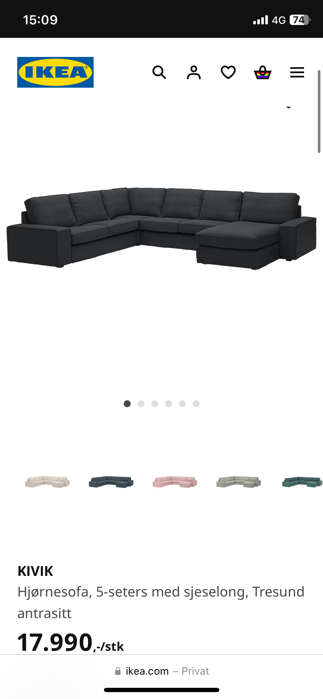 Kivik sofa fra IKEA | FINN torget