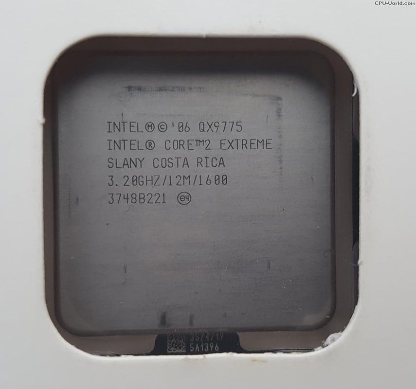 QX9775 Cpu for LGA775 | FINN-torget