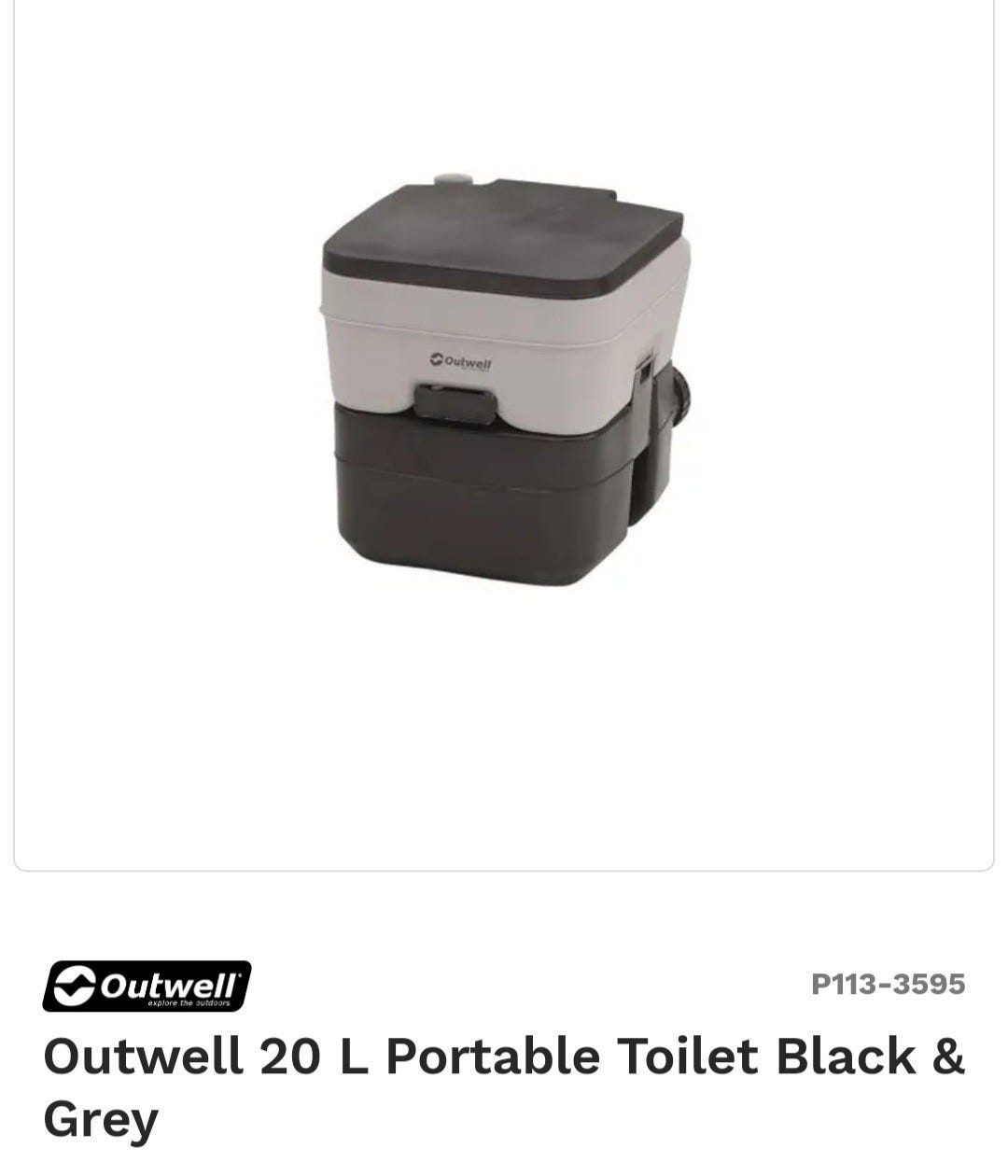 Outwell portabelt toalett 20 liter | FINN-torget