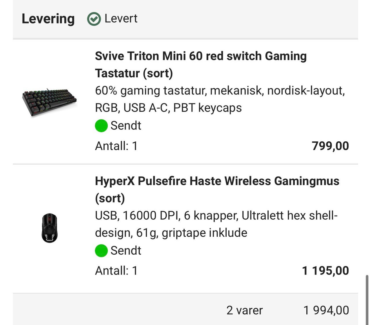 Gaming tastatur og mus selges billig! | FINN torget