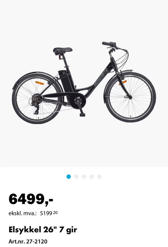 NY ELSYKKEL | FINN torget