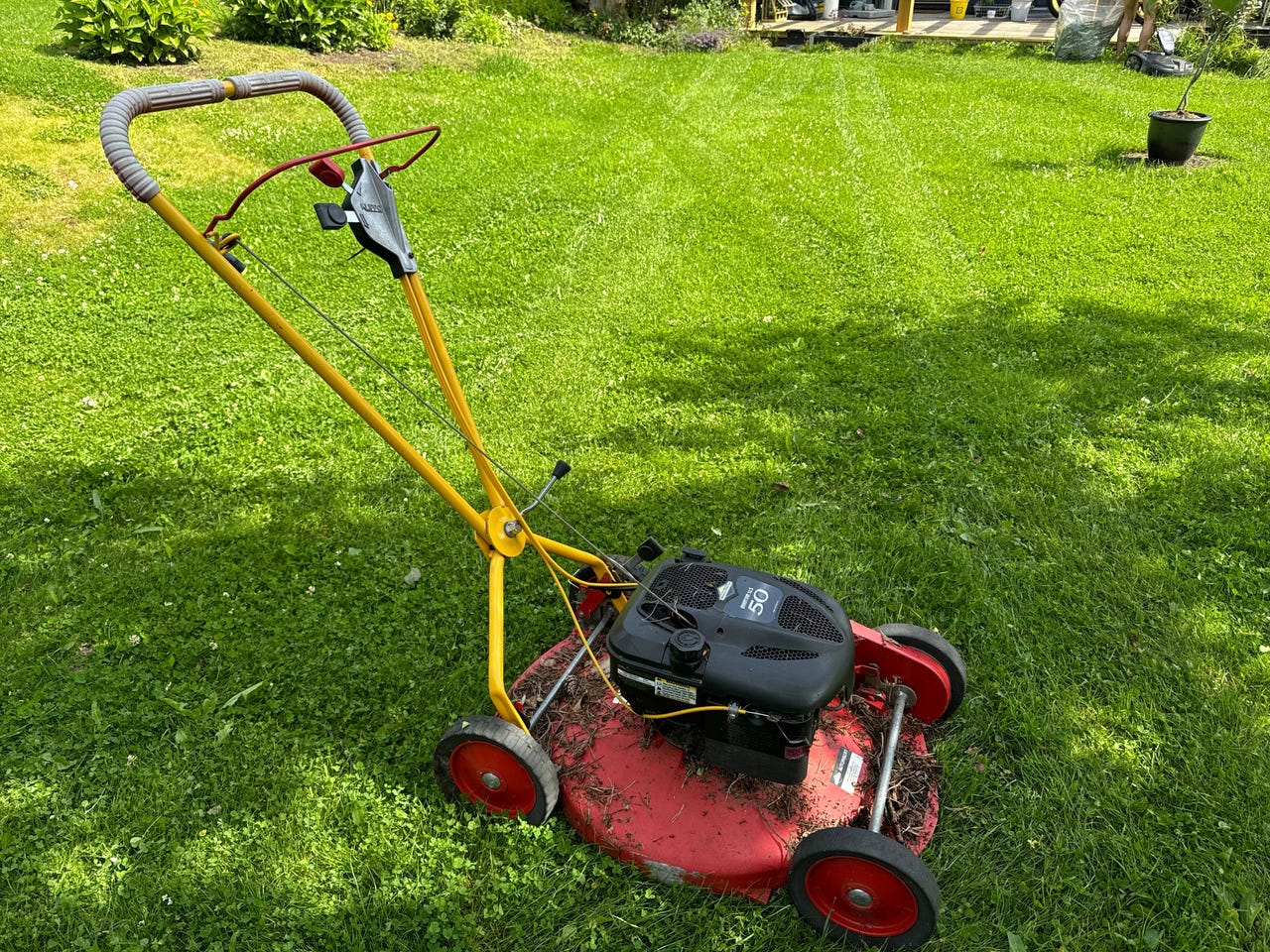Solid Klippo gressklipper gis bort mot henting | FINN torget