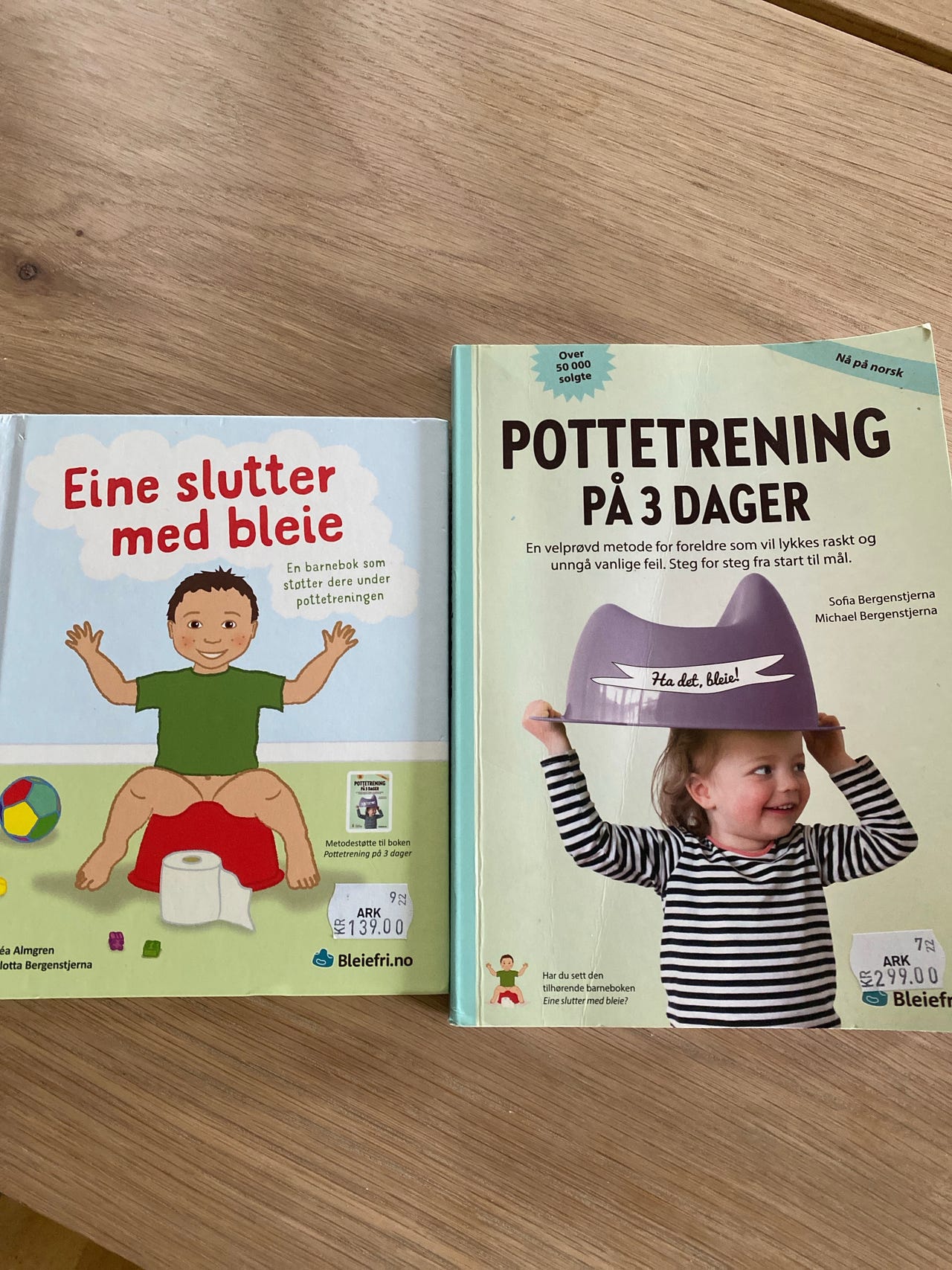 Pottetrening på 3 dager og bok til barn om Eine som sluttet med bleie ...