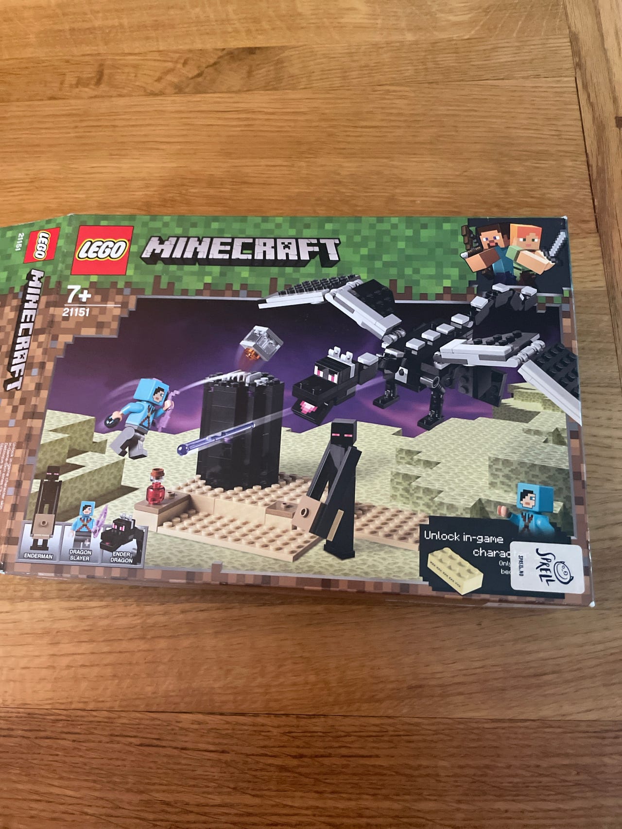 Minecraft lego 21151 med kode til skin i Minecraft. | FINN-torget