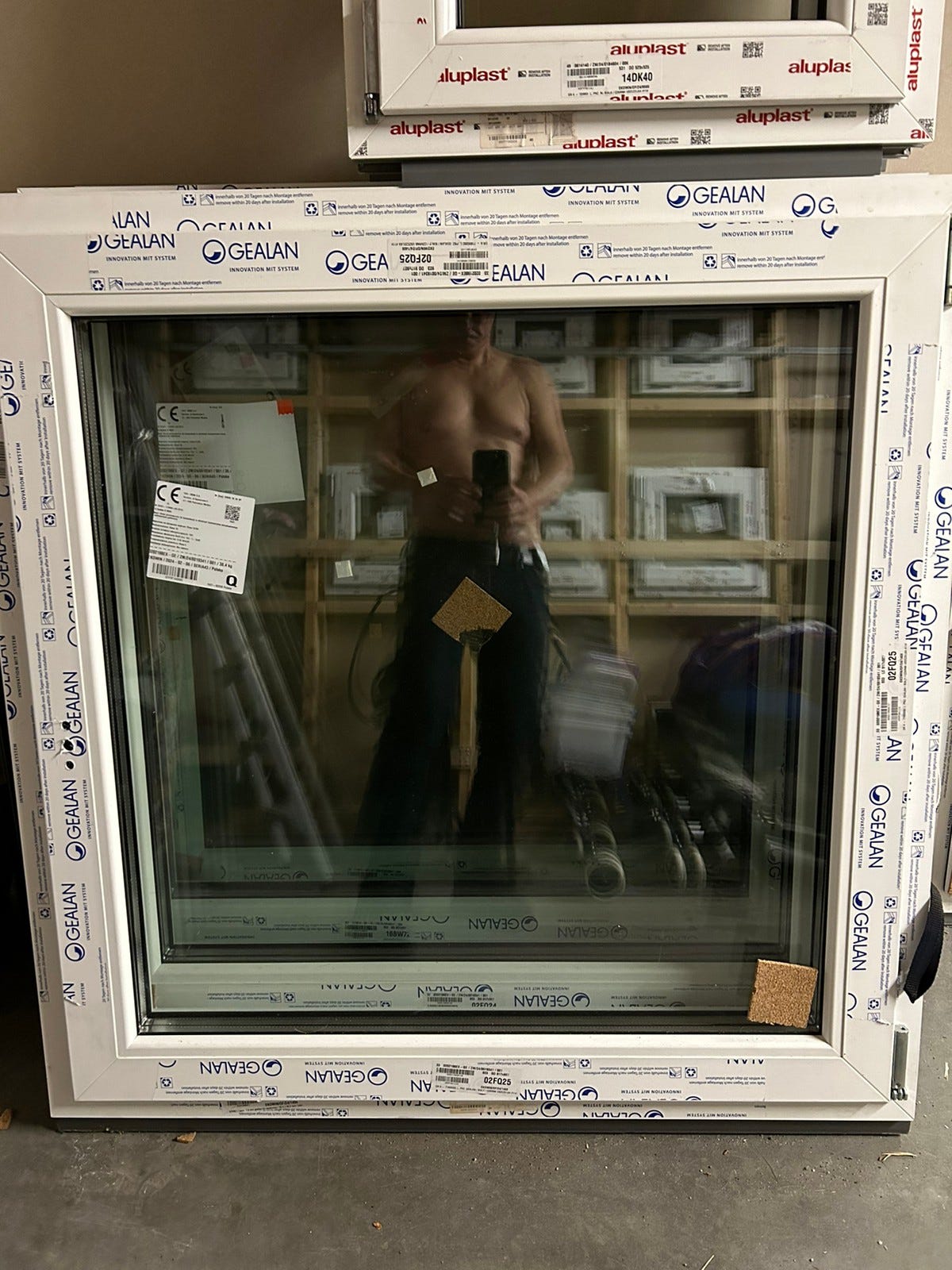 Pvc vindu 2 lags vindu 100 bredt * 100 høyt aluplast s 4000 serie | FINN-torget