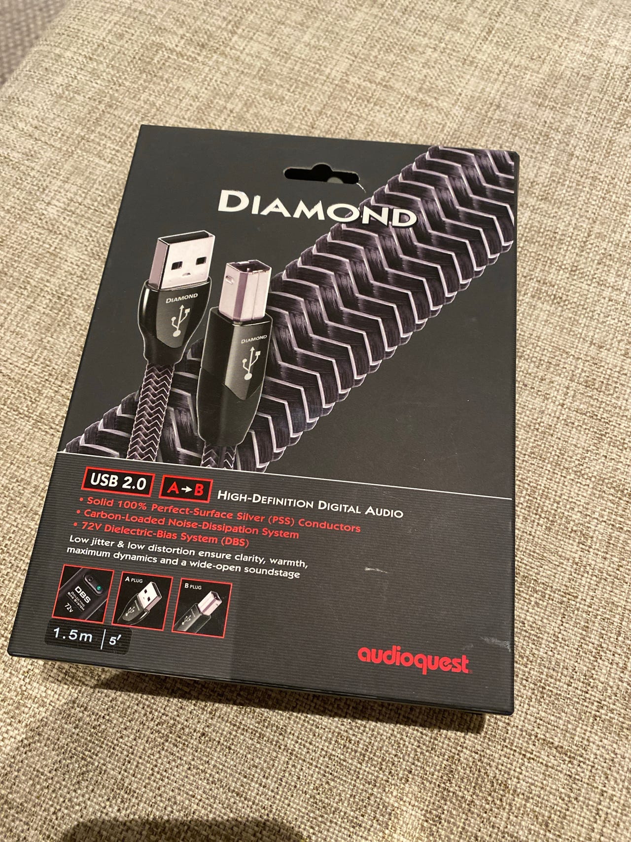 Audioquest Diamond USB A-B 1.5m | FINN-torget