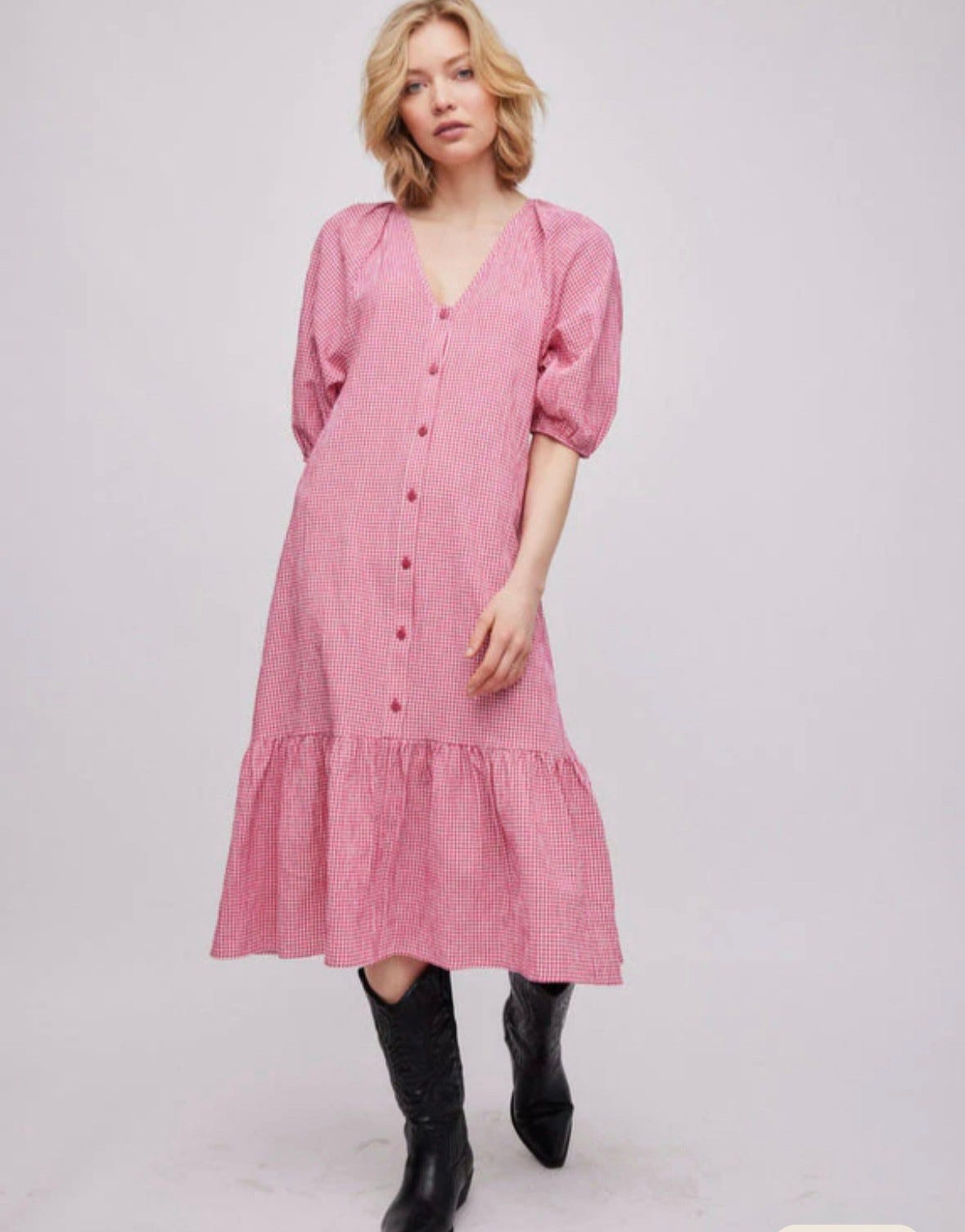 ONCE UNTOLD INDIANA BUTTON DRESS | FINN torget