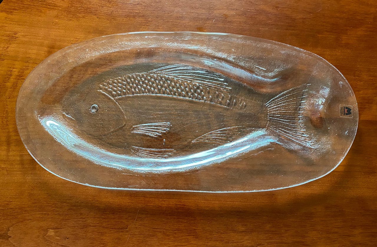 Fiskefat i glass fra Muurla | FINN-torget