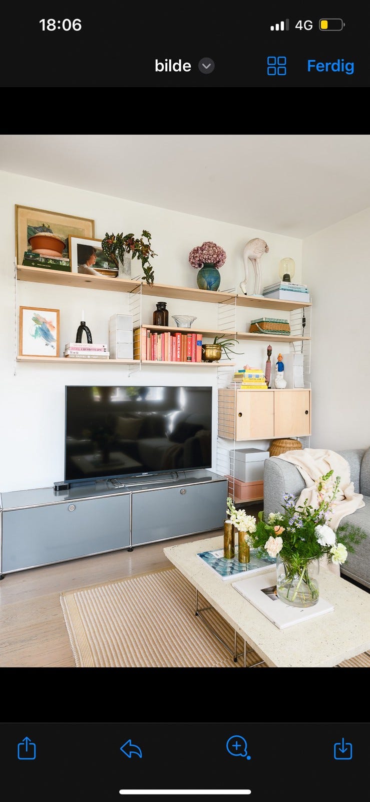 Pent brukt String hyllesystem - Selges samlet | FINN-torget