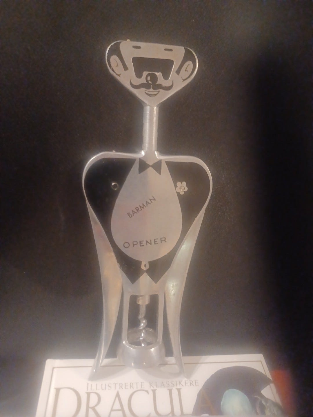 Gammel "BARMAN OPENER", korkopptrekker i aluminium fra 1950-årene ...