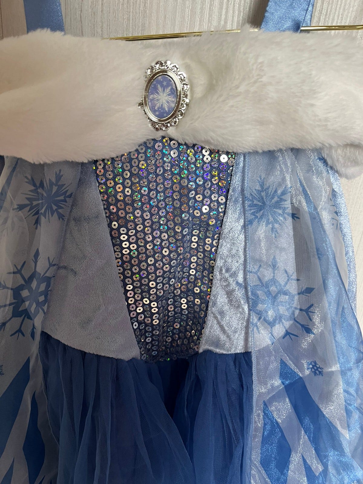 Prinsessekjole kostyme Elsa Frozen Disney 110/116 | FINN-torget