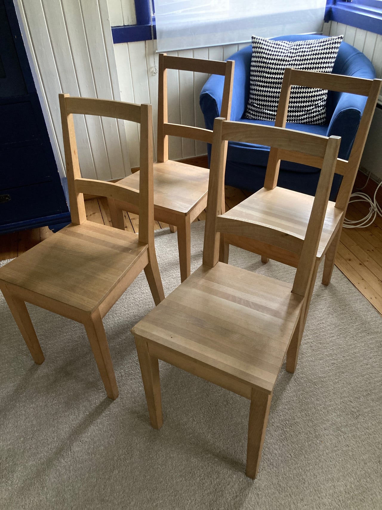 4 eldre IKEA stoler gis bort | FINN torget