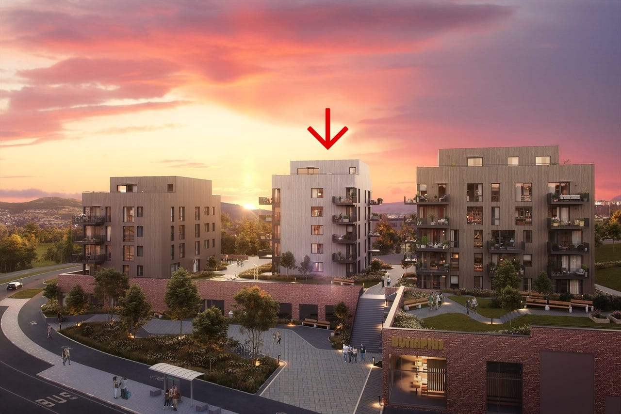 Nydelig toppleilighet i 6.etg på 130kvm med fantastisk utsikt | Solrik ...