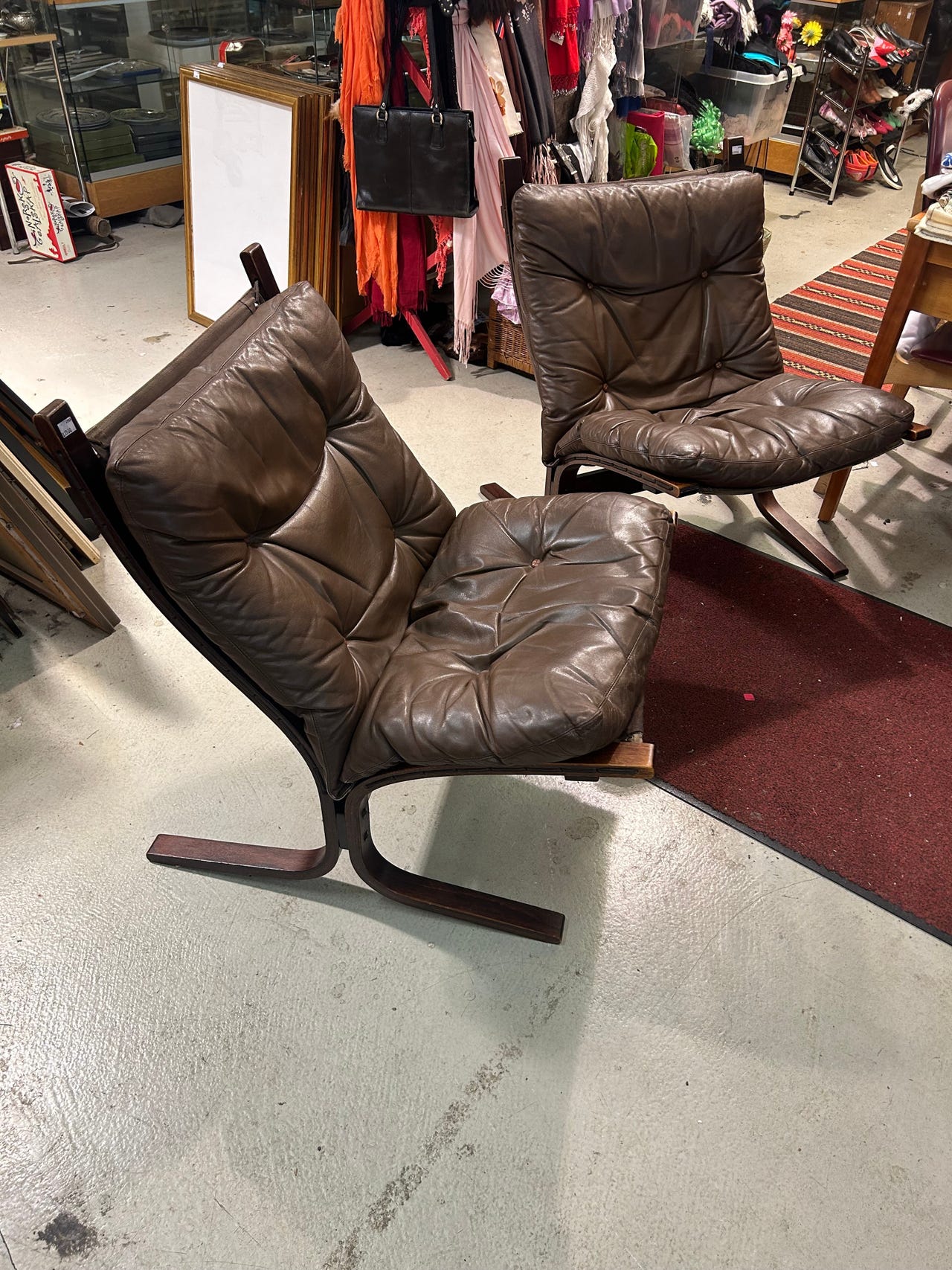 2 retro lavrygget Siesta stoler i god stand | FINN-torget