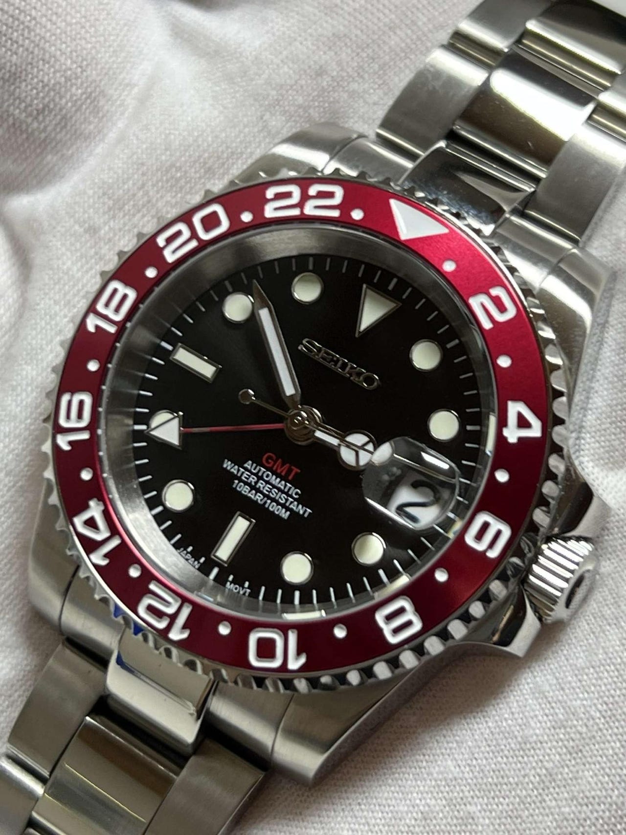 (VINTERTILBUD!) Seiko "Coke" GMT Mod | FINN-torget