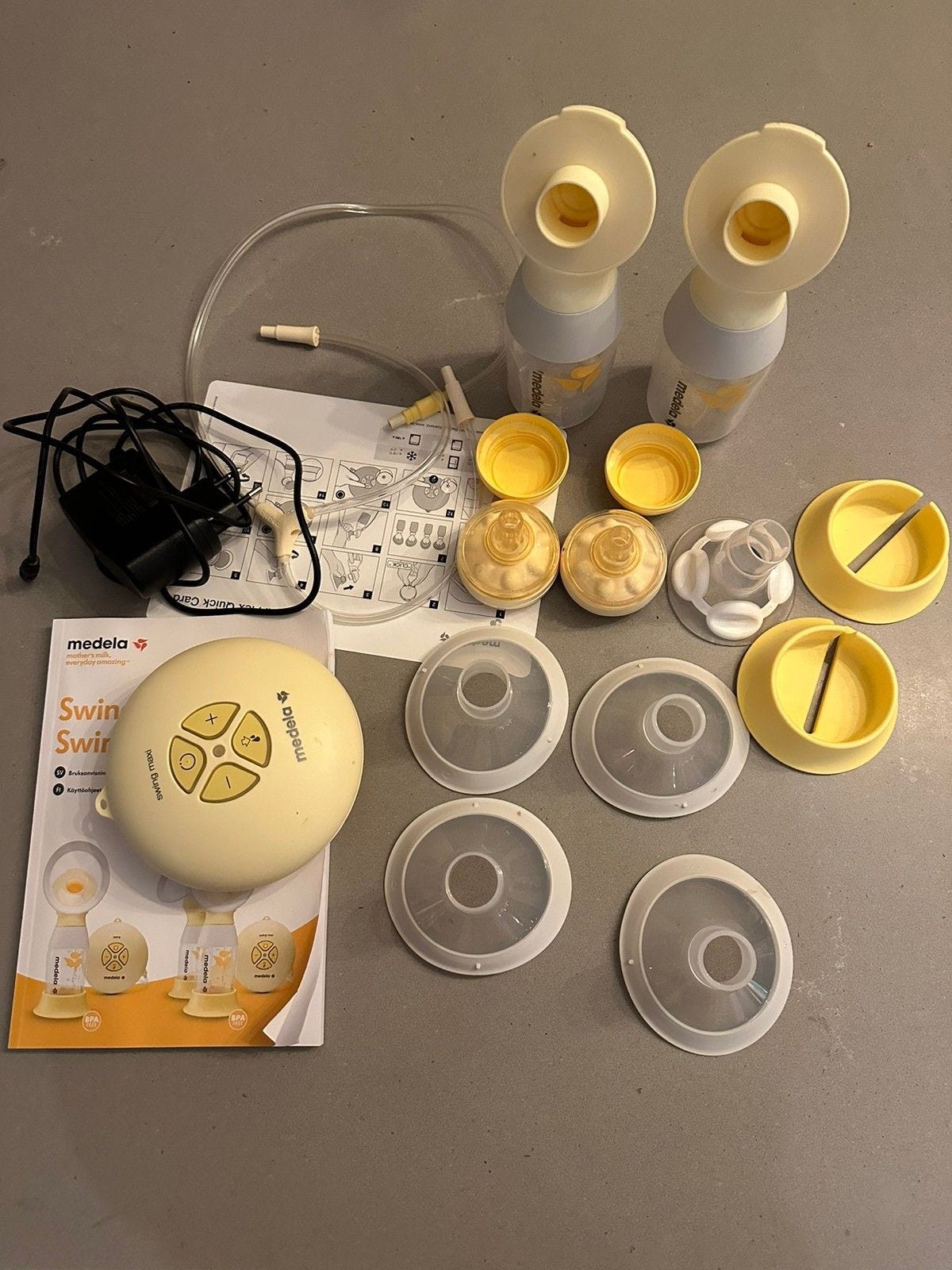 Medela brystpumpe med bh - swing maxi double | FINN-torget