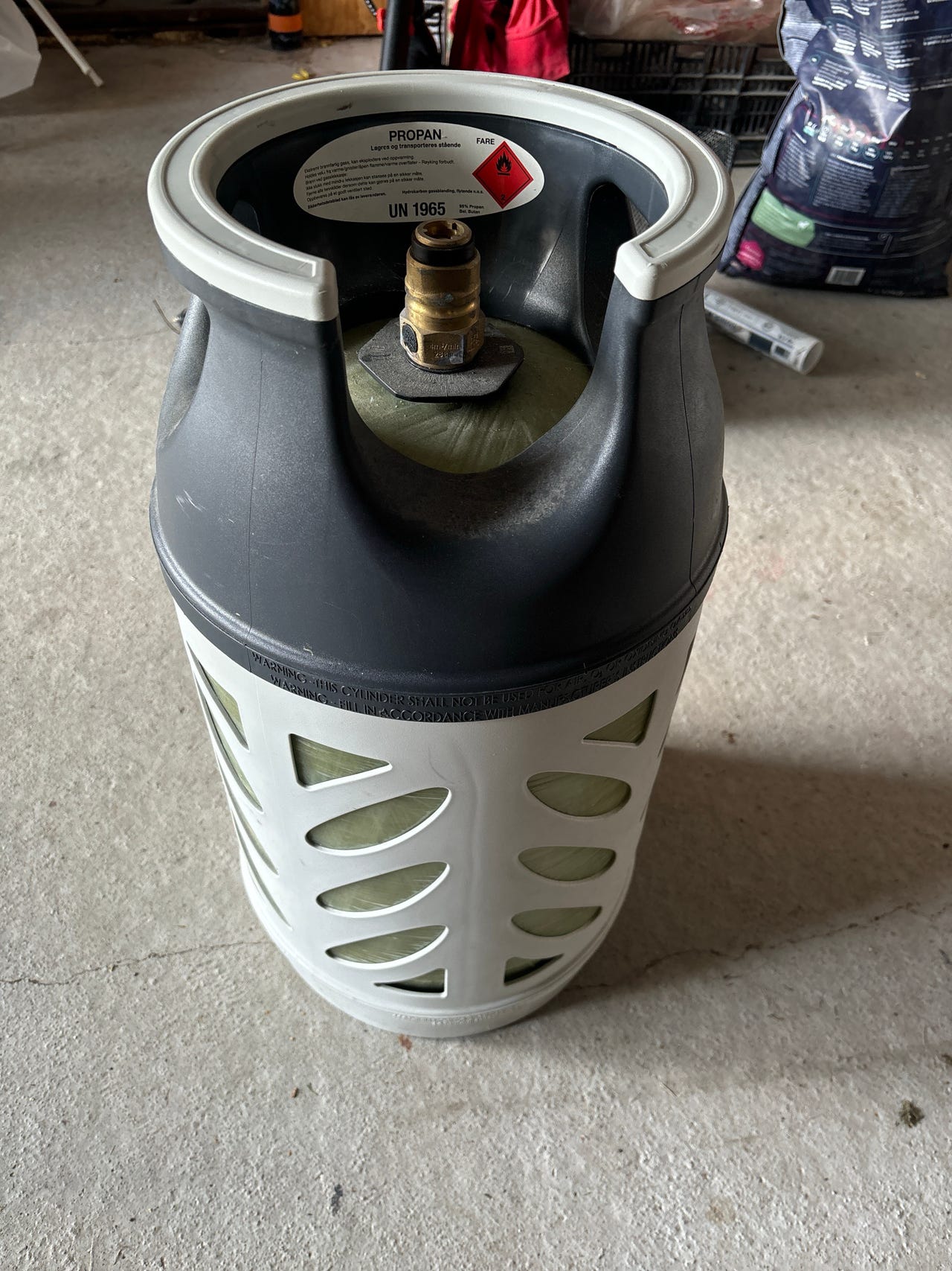 10kg kompositt gassflaske | FINN torget