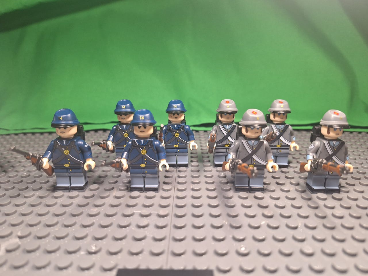 Amerikanske borgerkrigen soldater kompitable med Lego | FINN-torget