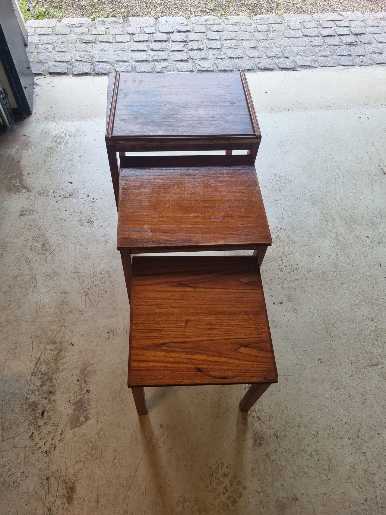 SETT BORD, HJERTE BORD, HYLLER, HATTEHYLLE, TEAK GARDINHYLLER ...