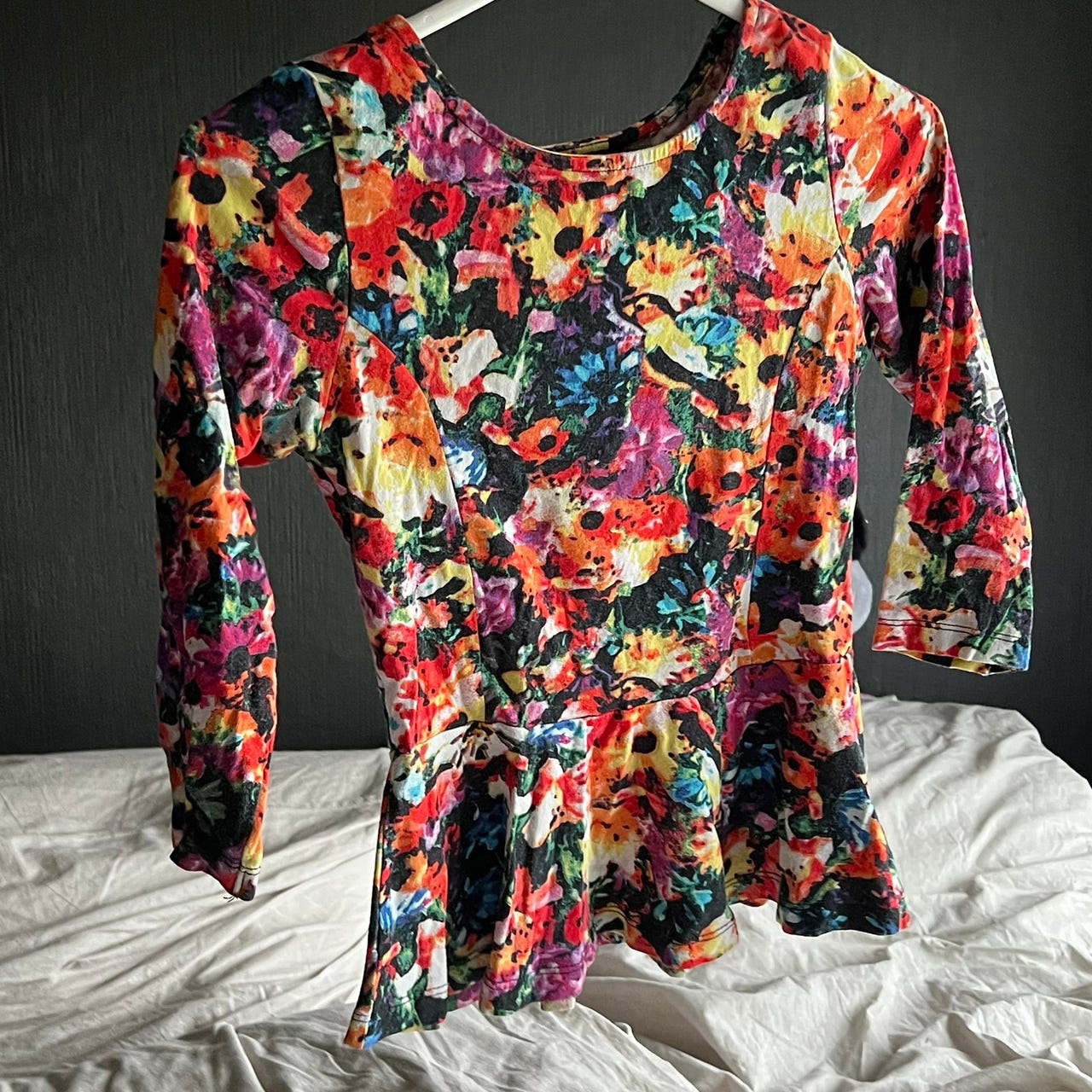 Fresh blomstertopp, 3/4 ermer, str. S | FINN-torget