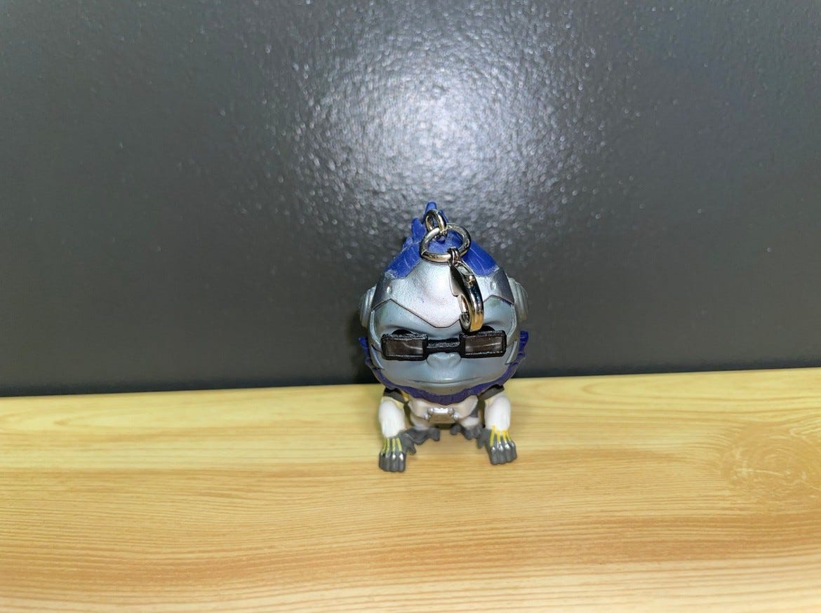 Funko Pop Overwatch Mini Winston Keychain | FINN torget