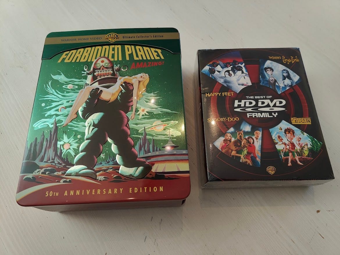 Forbidden Planet 1956 Steelbox HD DVD og The Best of HD DVD Family Samleboks | FINN torget