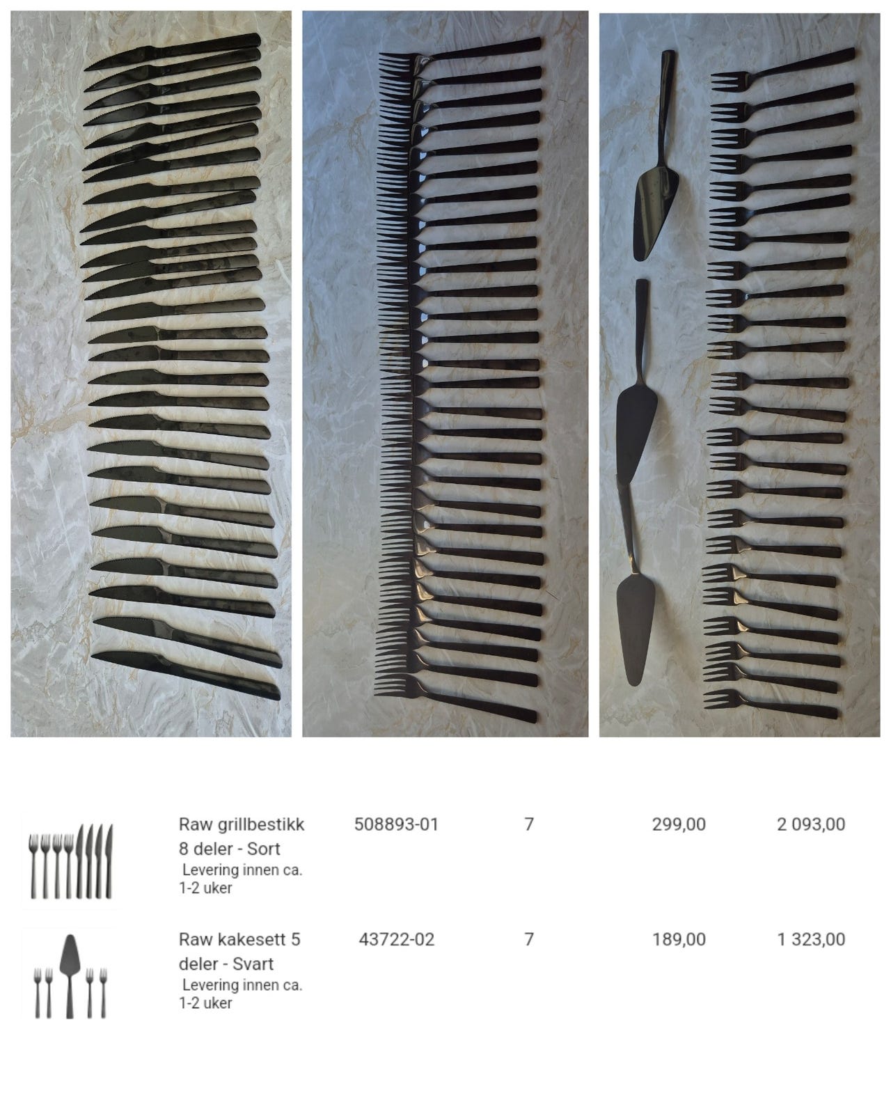 Raw Bestikk | FINN torget