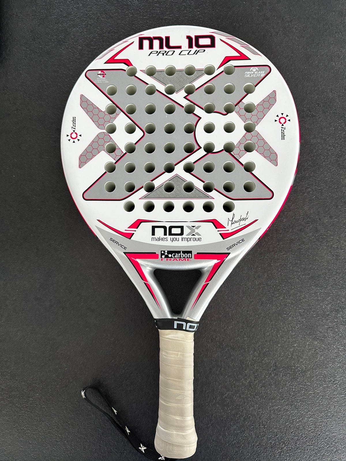 NOX lady Padel Racket ML10 Pro Cup Silver | FINN torget