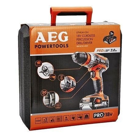 AEG Powertools Pro 18V bor/slagskrutrekker m. avtagbar bor-/vinkel-/offset chuck | FINN-torget