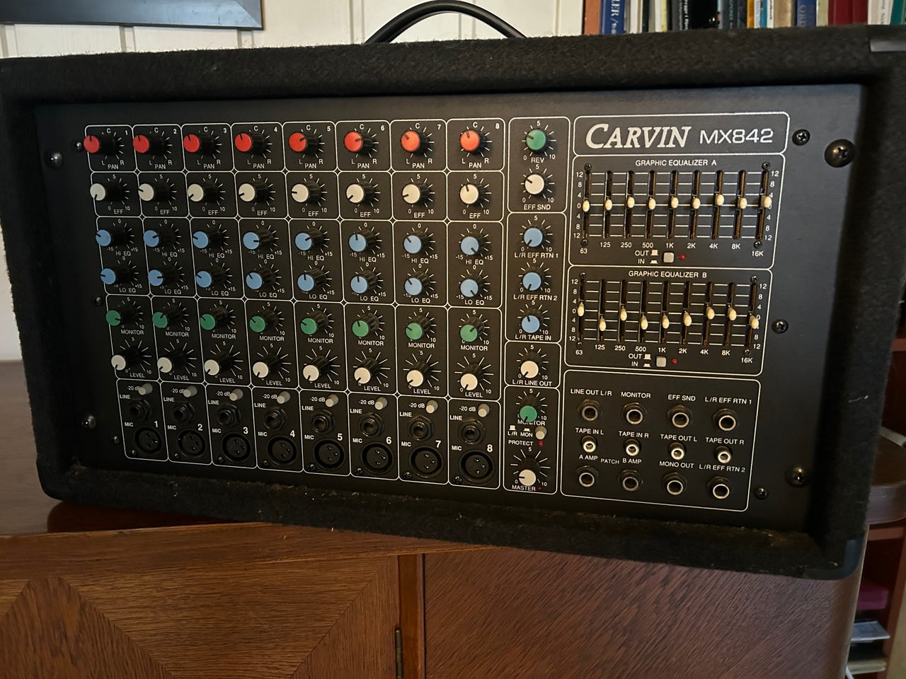 Carvin MX 842 Forsterker | FINN torget