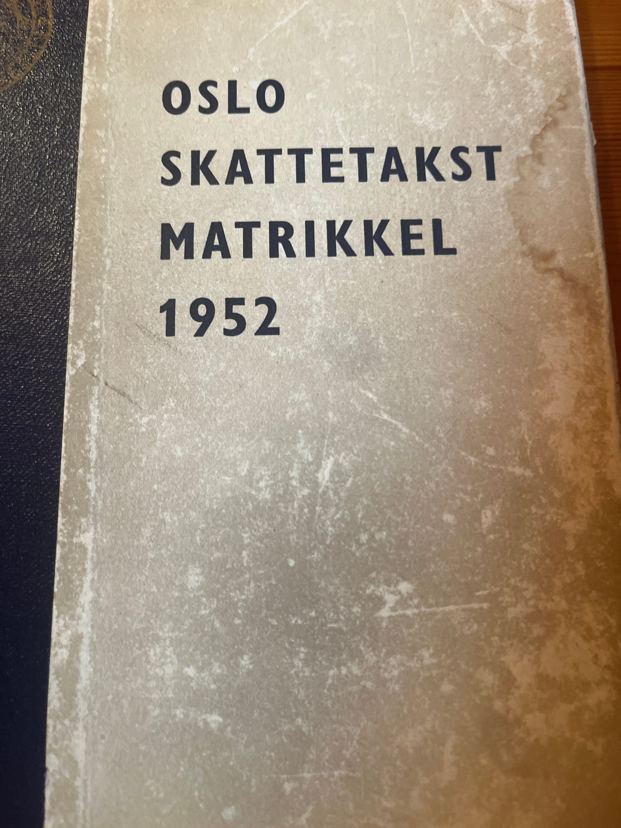 Oslo skattetakst matrikkel 1952 | FINN-torget