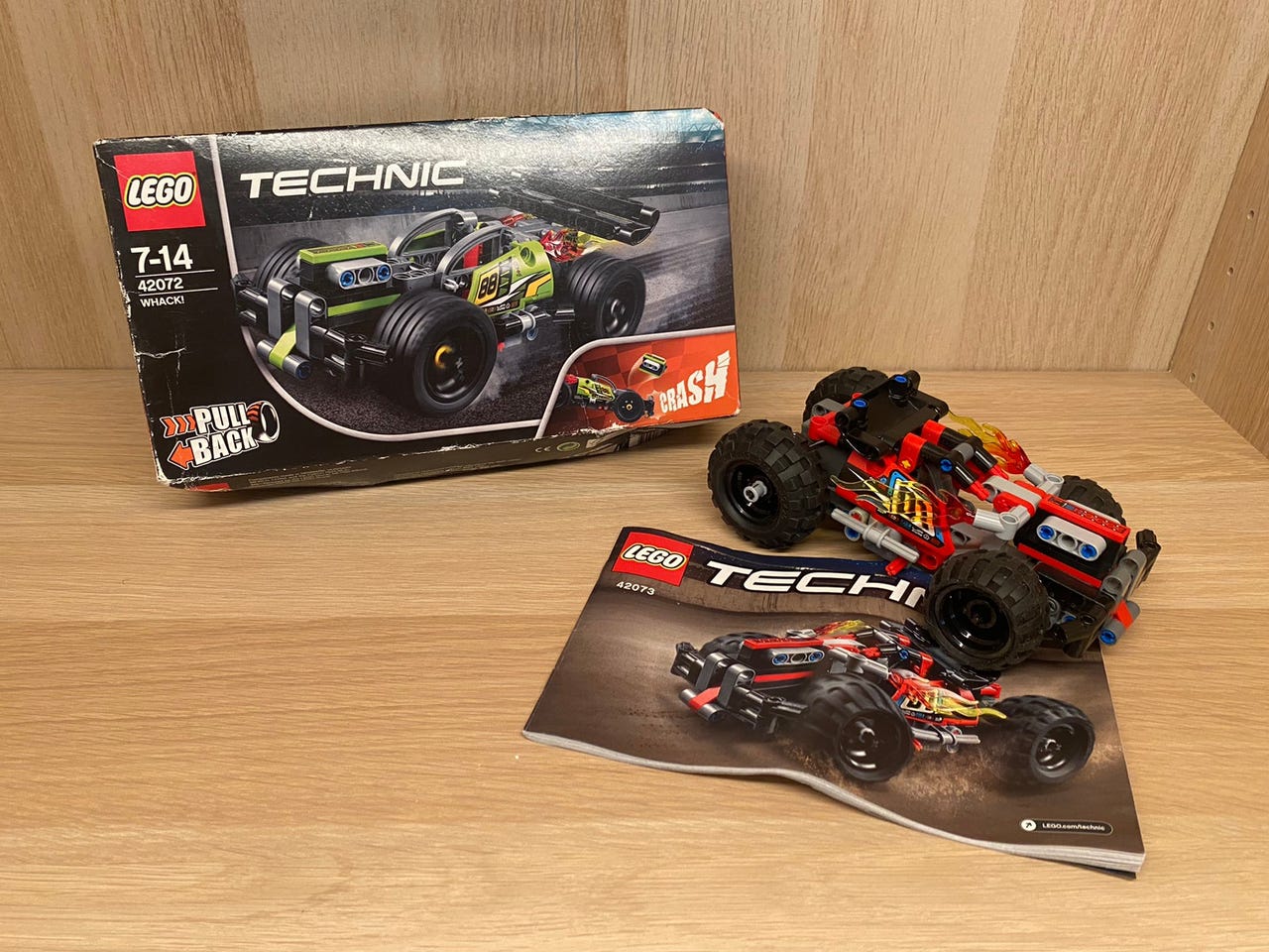 Lego Technic pullback biler - 42072 og 42073 | FINN torget