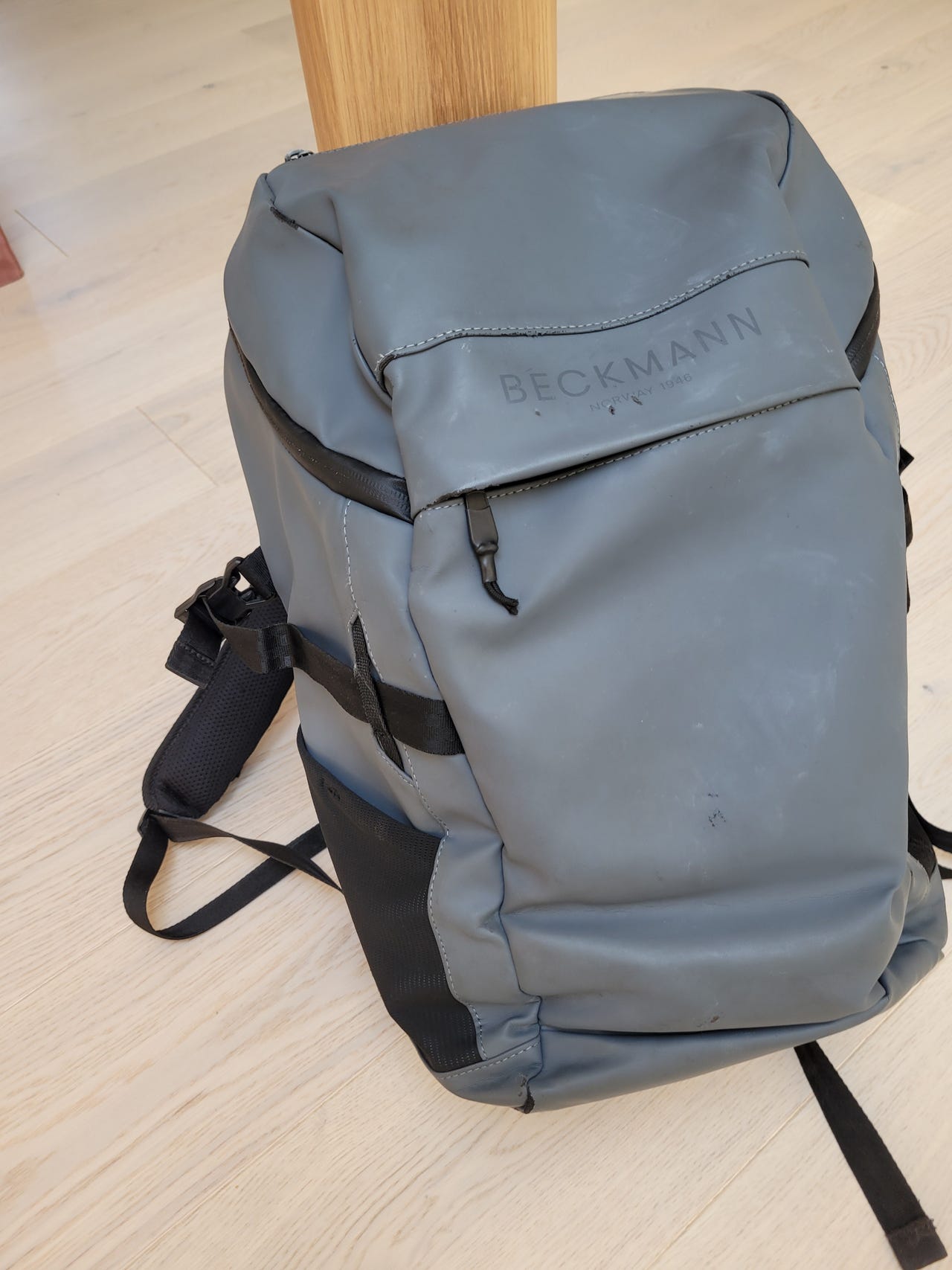 Grå Beckmann Street FLX ransel / ryggsekk / skolesekk. | FINN-torget