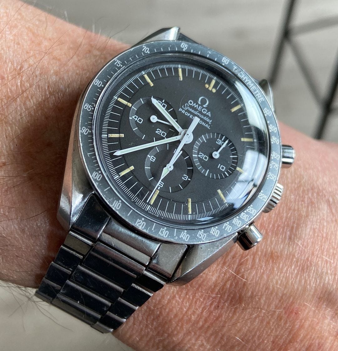 Omega Speedmaster visere med tritium lume | FINN torget