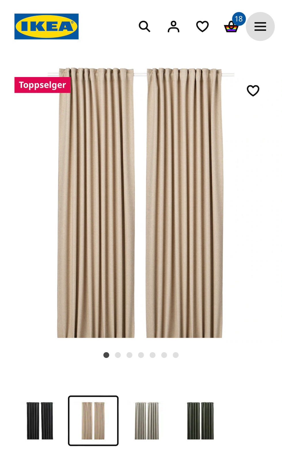 lysdempende gardiner Annakajsa | FINN torget