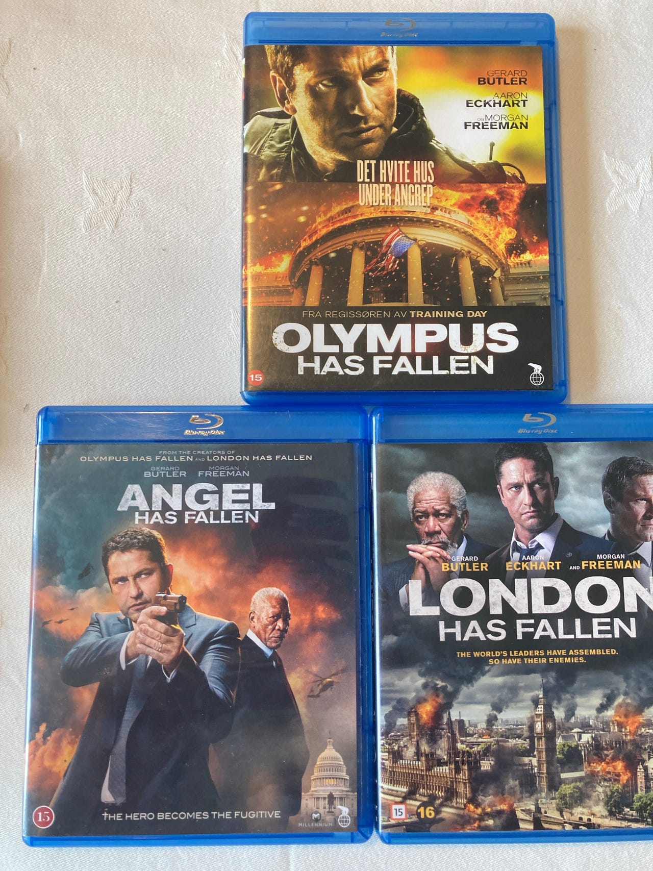 Has fallen trilogi (Norsk tekst) Blu ray | FINN torget